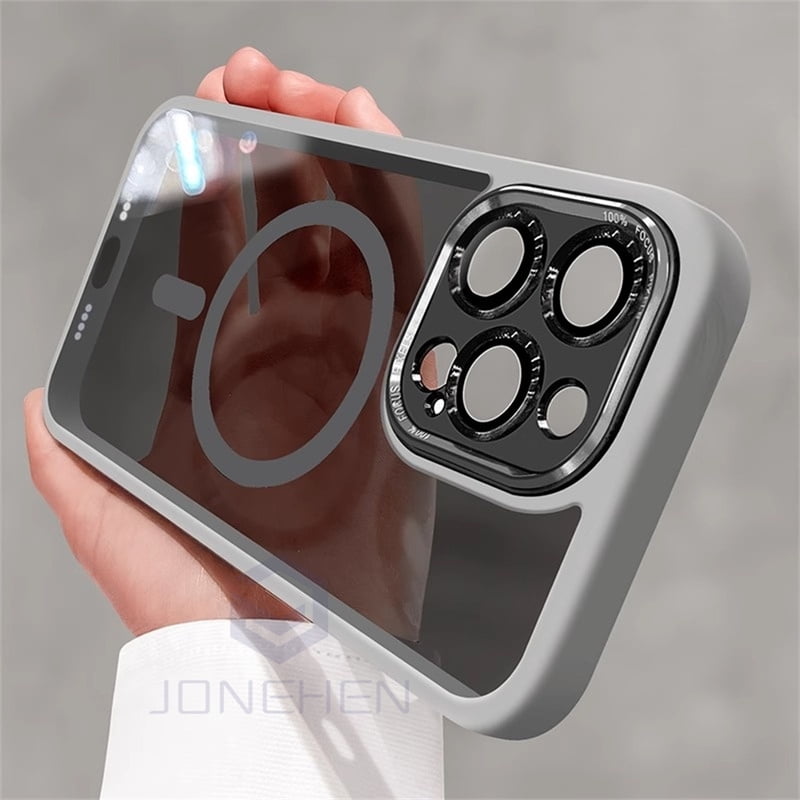 Wdaidj magnetic lens protector shockproof bumper for MagSafe wireless ...