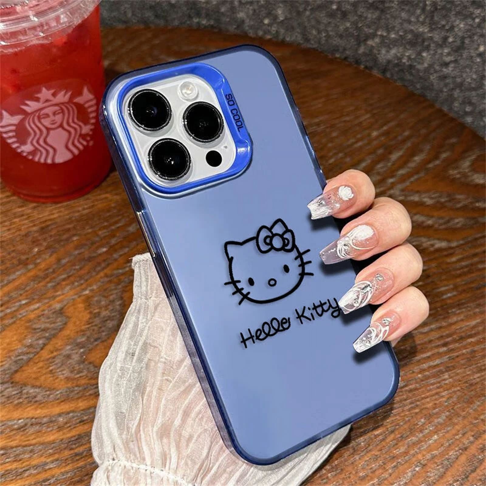 Wdaidj original Lil' Hello Kitty cases for iPhone 15 14 13 11 12 Pro Max Xs XR 7 8 plus cartoon ...