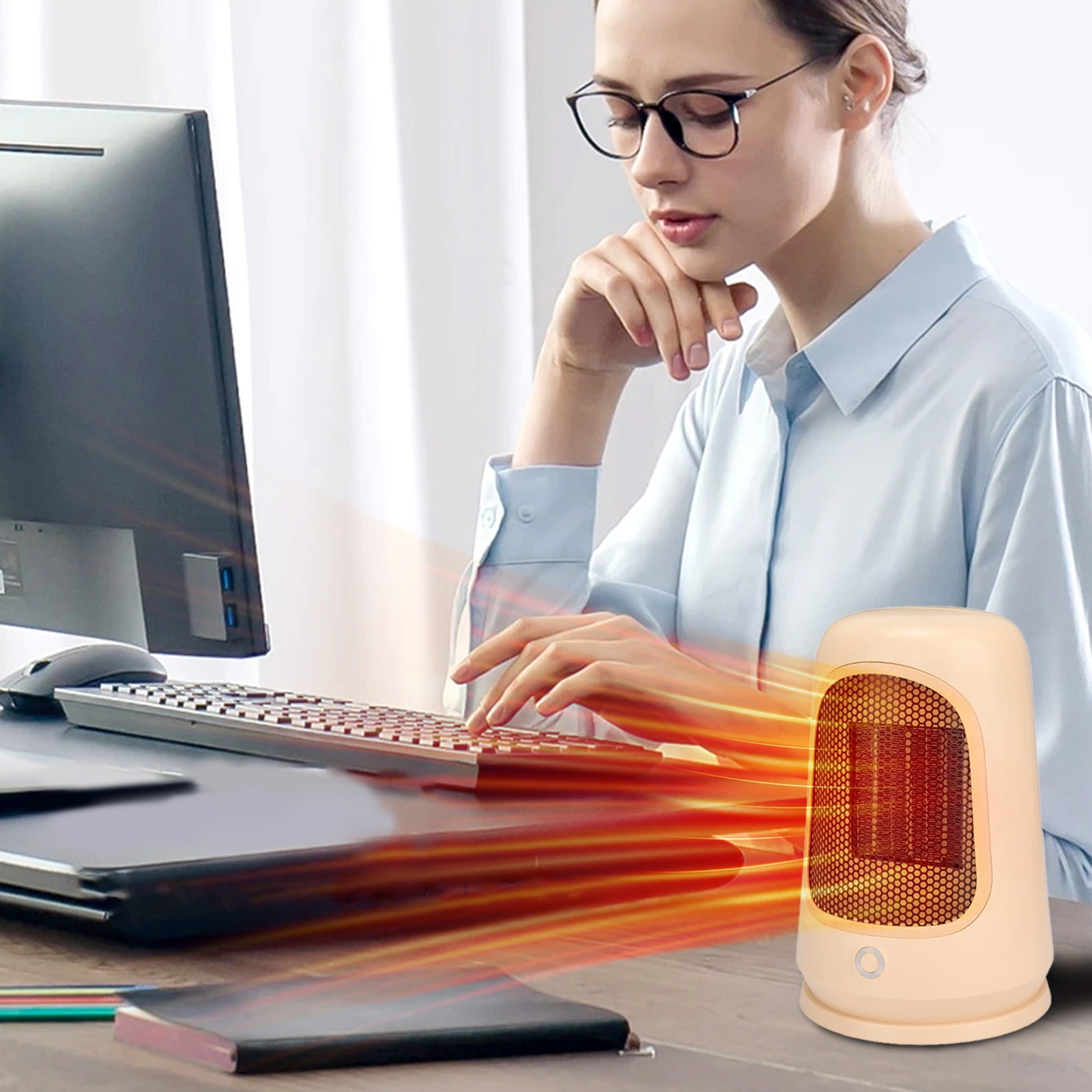 Wddbbeixxx Desktop Heater Heating Heater Home Heater High Power Mini ...