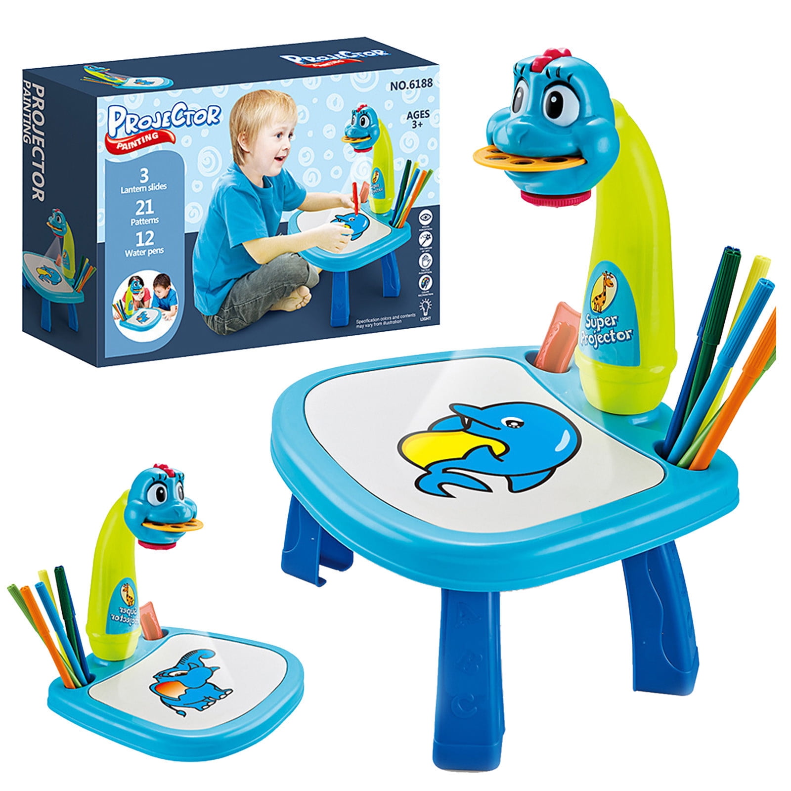 Wddbbeixxx Drawing Projector Table For Boy Girl And Draw Projector Toy ...