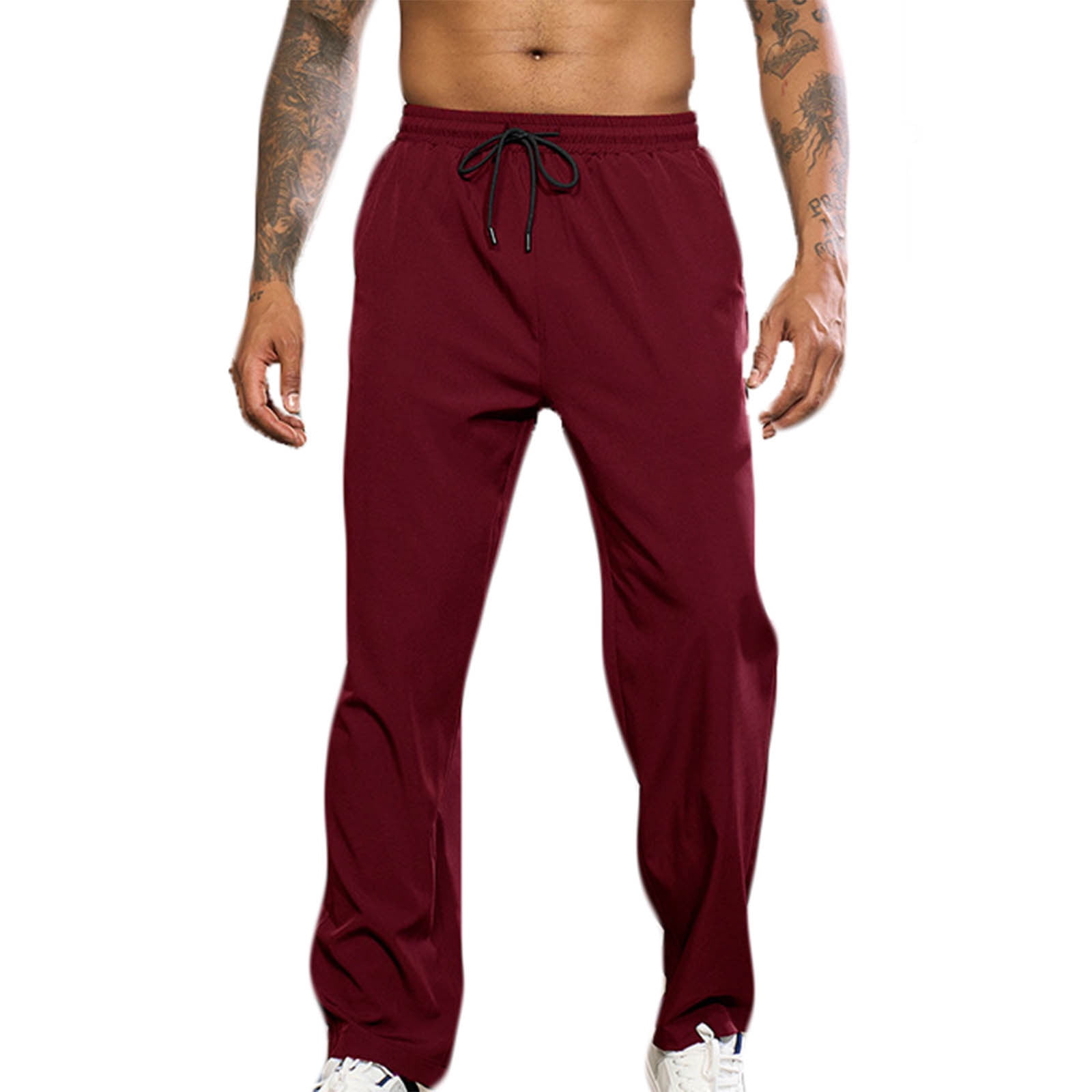 Wdfiry Sweatpants for Men Clearance Men's Drawstring Elastic Waist ...