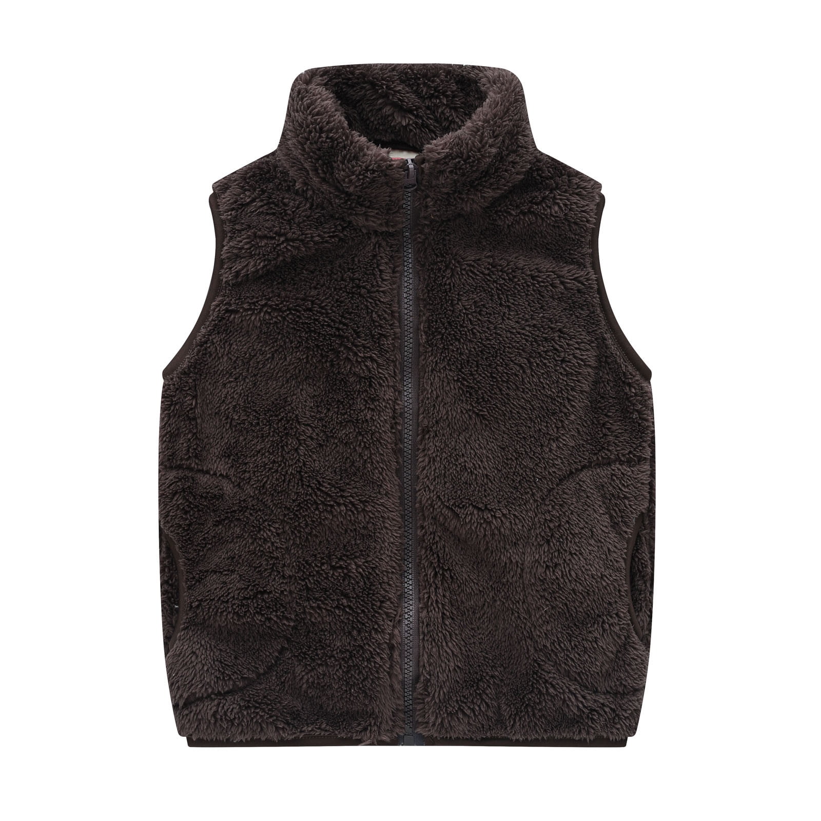 Wdfiry Children Sleeveless Vest Boys Girls Fleece Plush Jacket ...