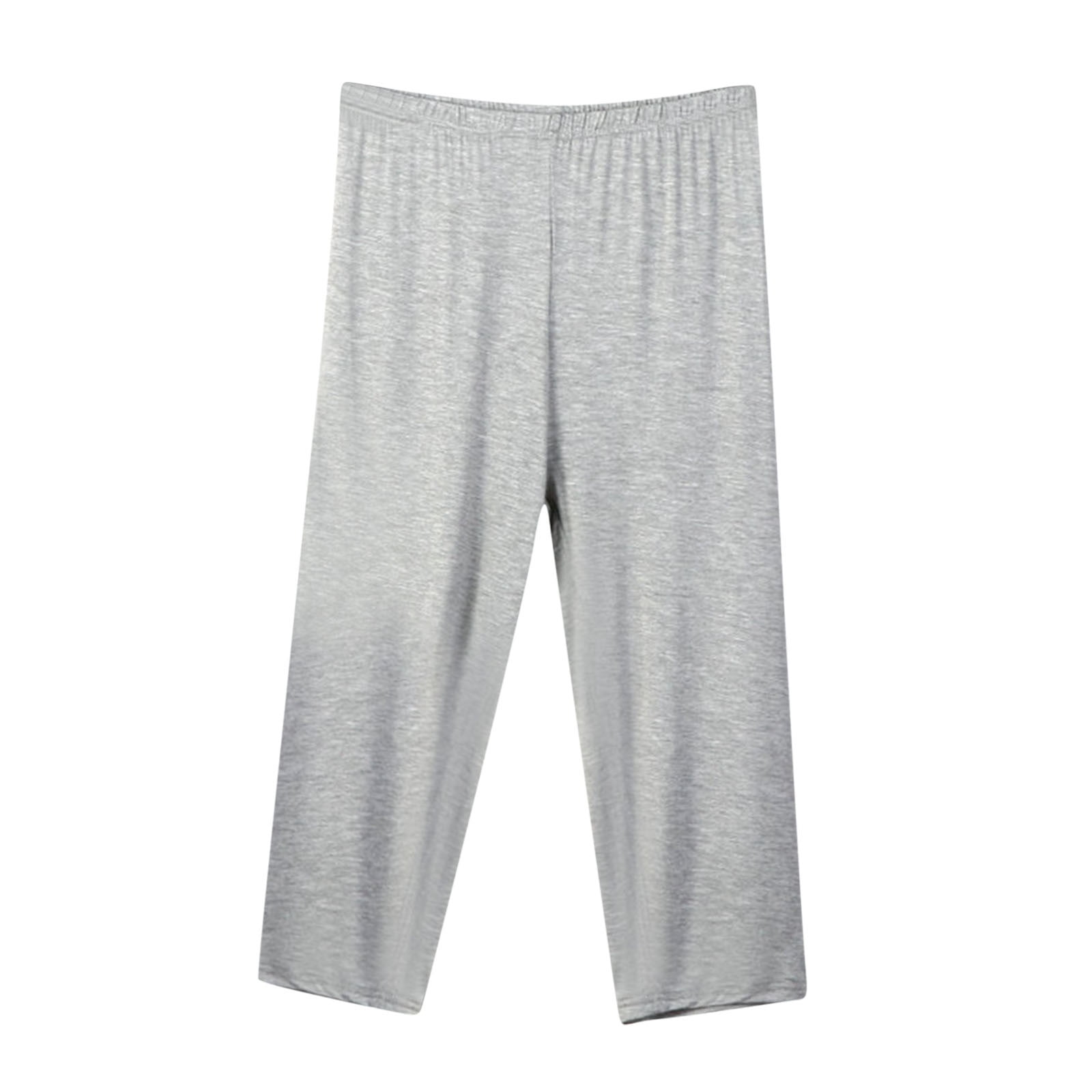 Wdfiry Women's Casual Home Pants Large Size Fashion Solid Color Thin ...