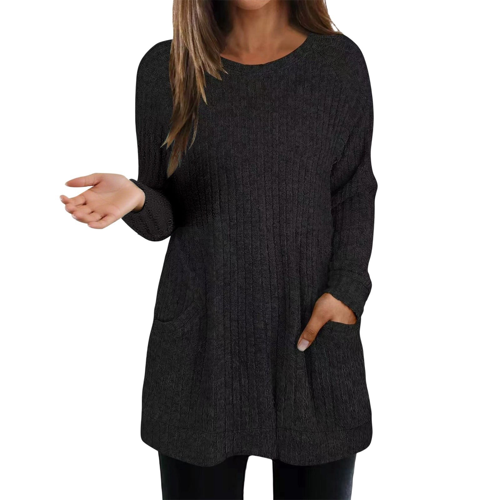 Wdgfv Acrylic Pullover Sweater Women Women's Knitted Pullover Sweater ...