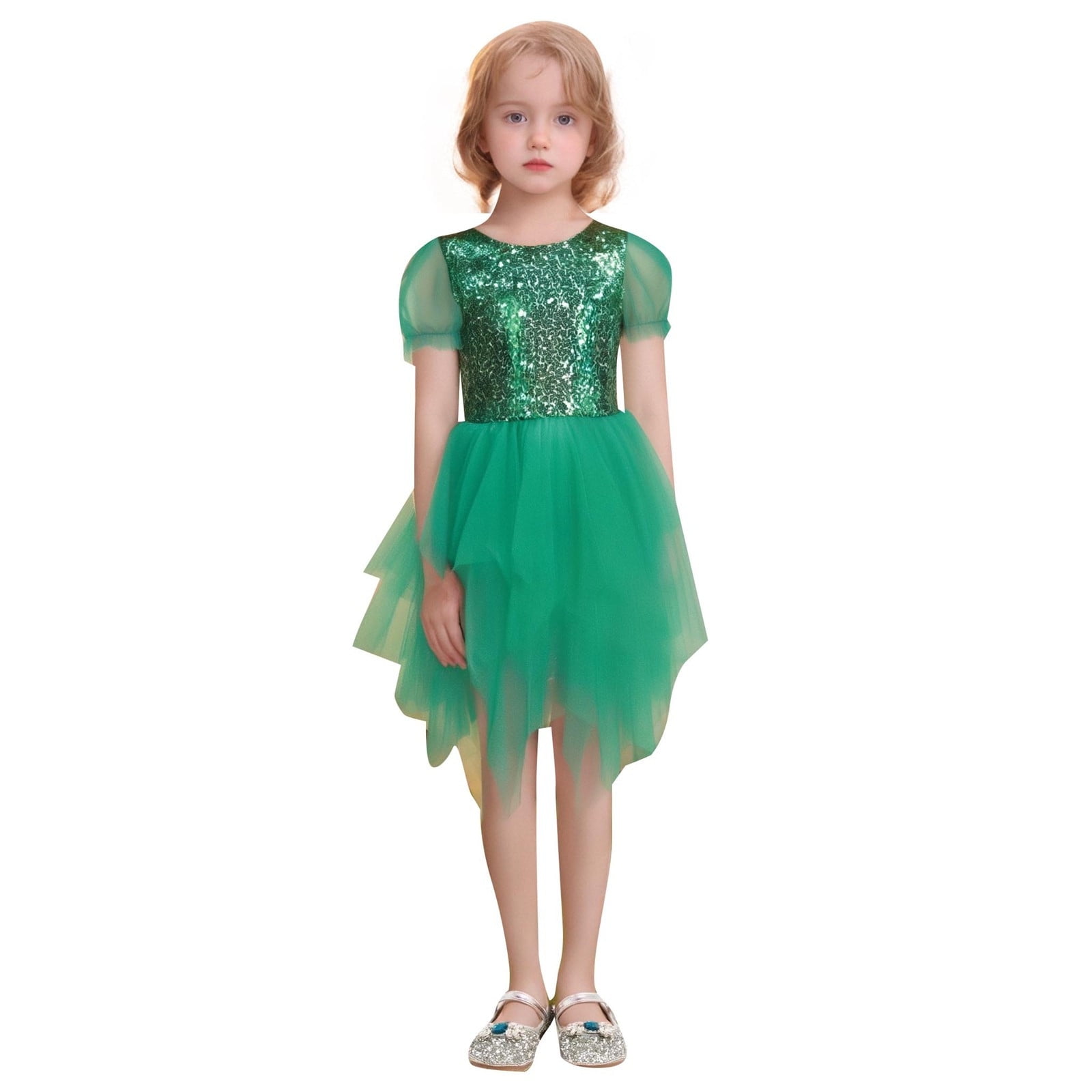 Wdgfv Girls Sequin Party Dress Sparkle Formal Birthday Pageant Prom ...
