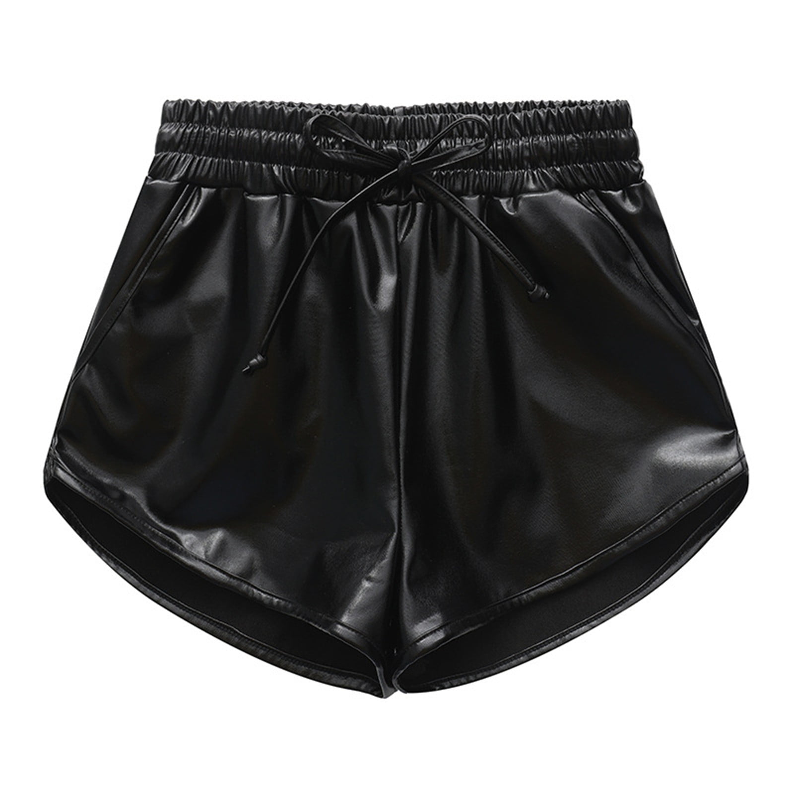 Wdgfv Girls Summer Dance Shorts Modern Practice Pants Leather Faced ...