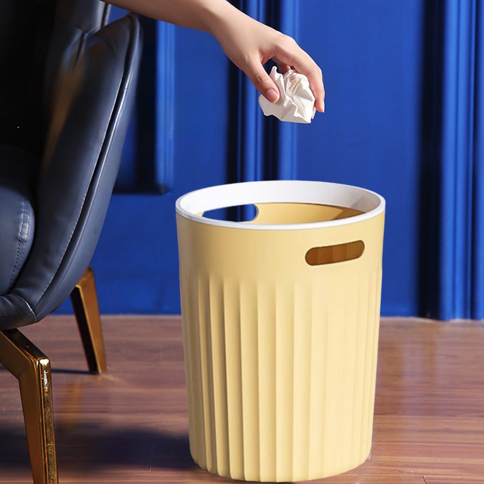 Wdhugt 1 Pack Small Trash Can for Bathroom - 3 Gallon/12-Liter ...