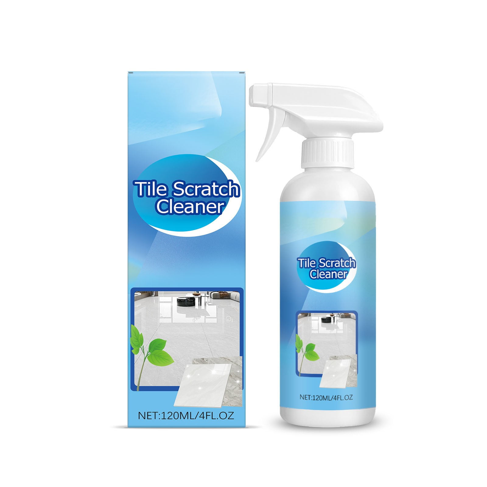 Wdhugt 120Ml Ceramic Tile Cleaner Removes Stubborn Scratches Safe For ...