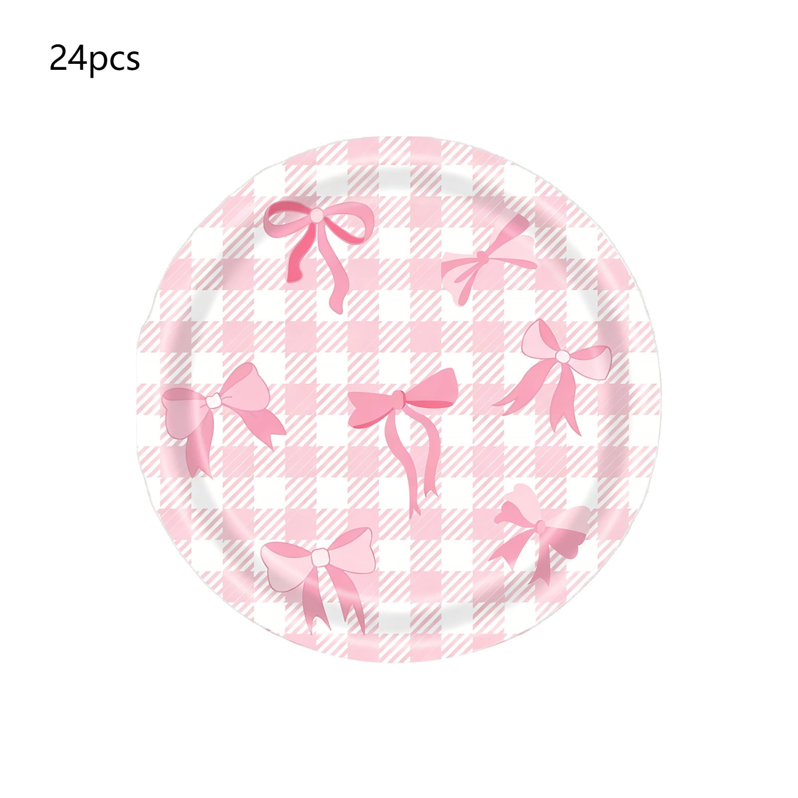 Wdhugt 24-Piece Valentine'S Day Themed Paper Plates Set 9-Inch ...