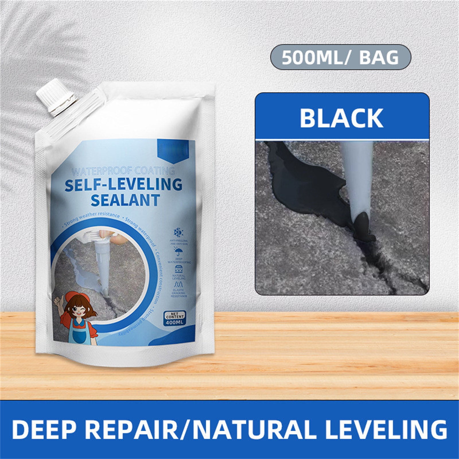Wdhugt Black Thermal Melt Road Crack Sealant Asphalt Pavement Repair ...