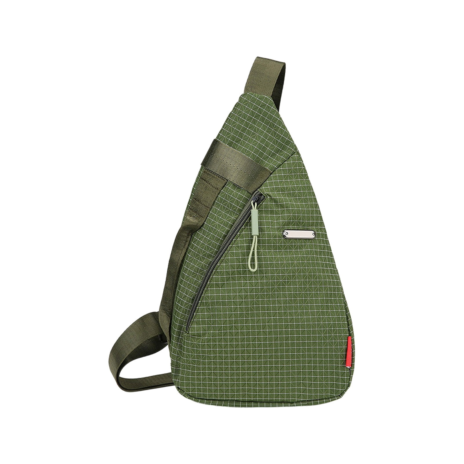Wdhugt Chest Bag Fabric Material Crossbody Bag Sports Chest Bag Army ...