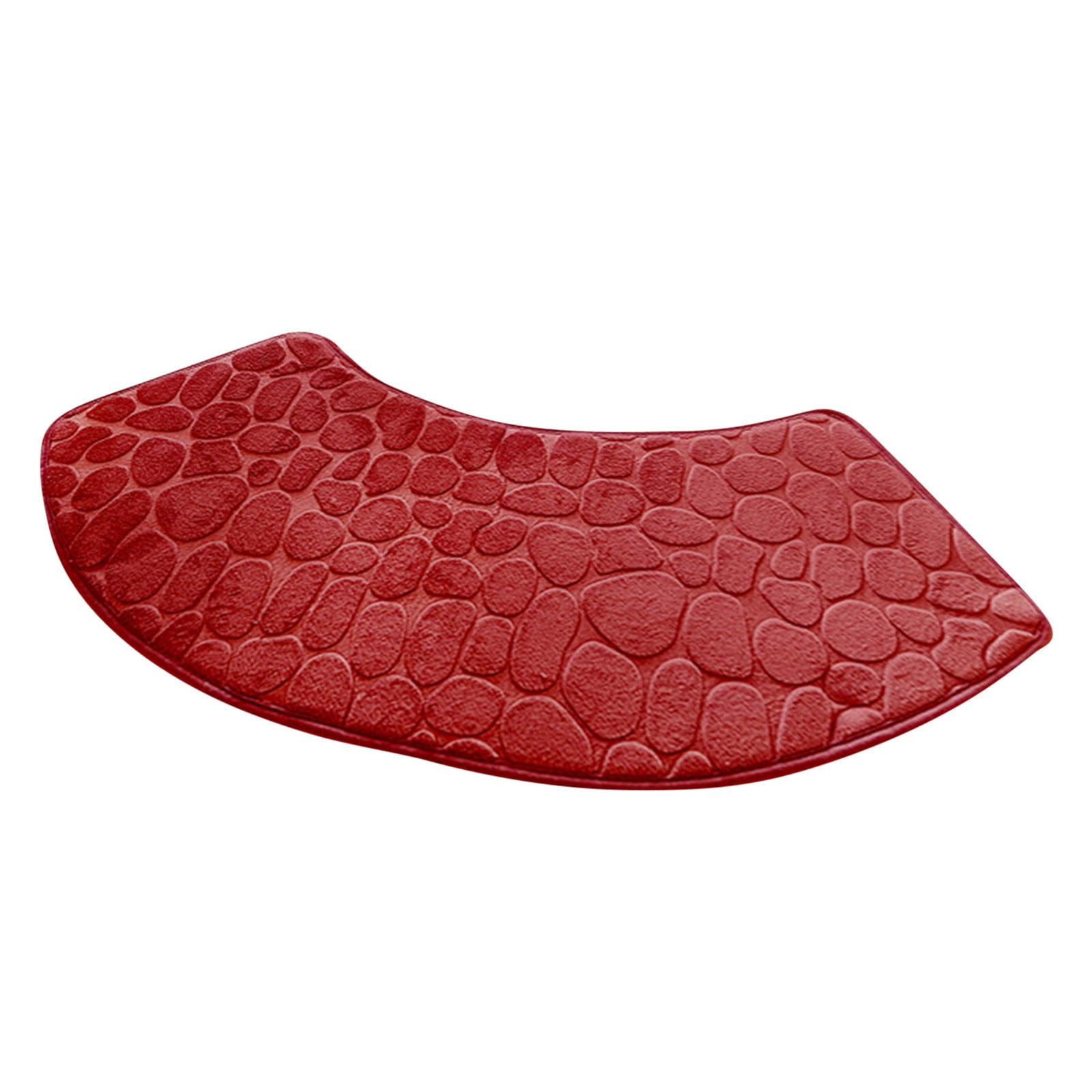 Wdhugt Curved Shower Mat Non-Slip Quadrant Shower Mat Super Absorbent ...