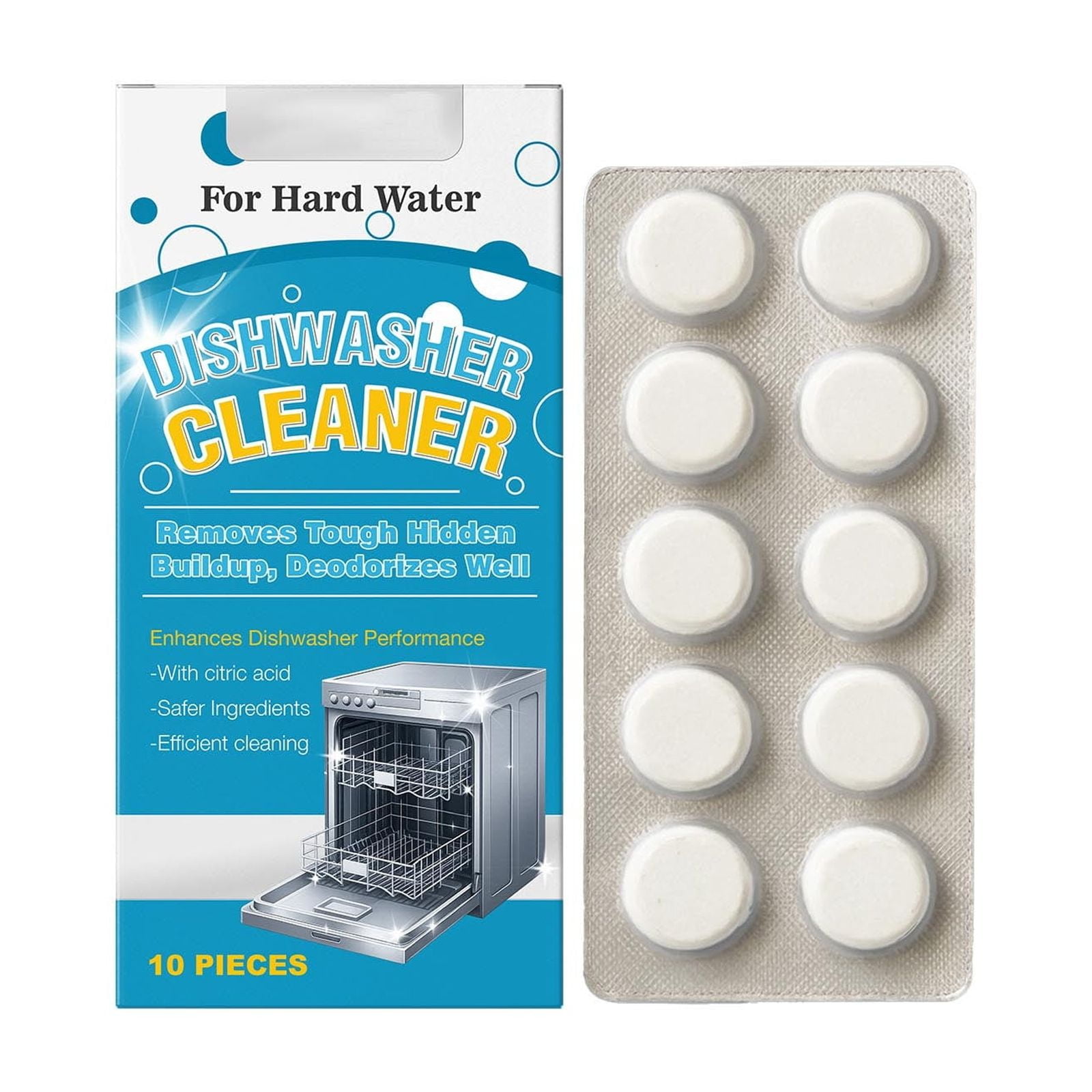 Wdhugt Dishwasher Cleaning Tablets Paper Removes Dirt Scale And Grease ...