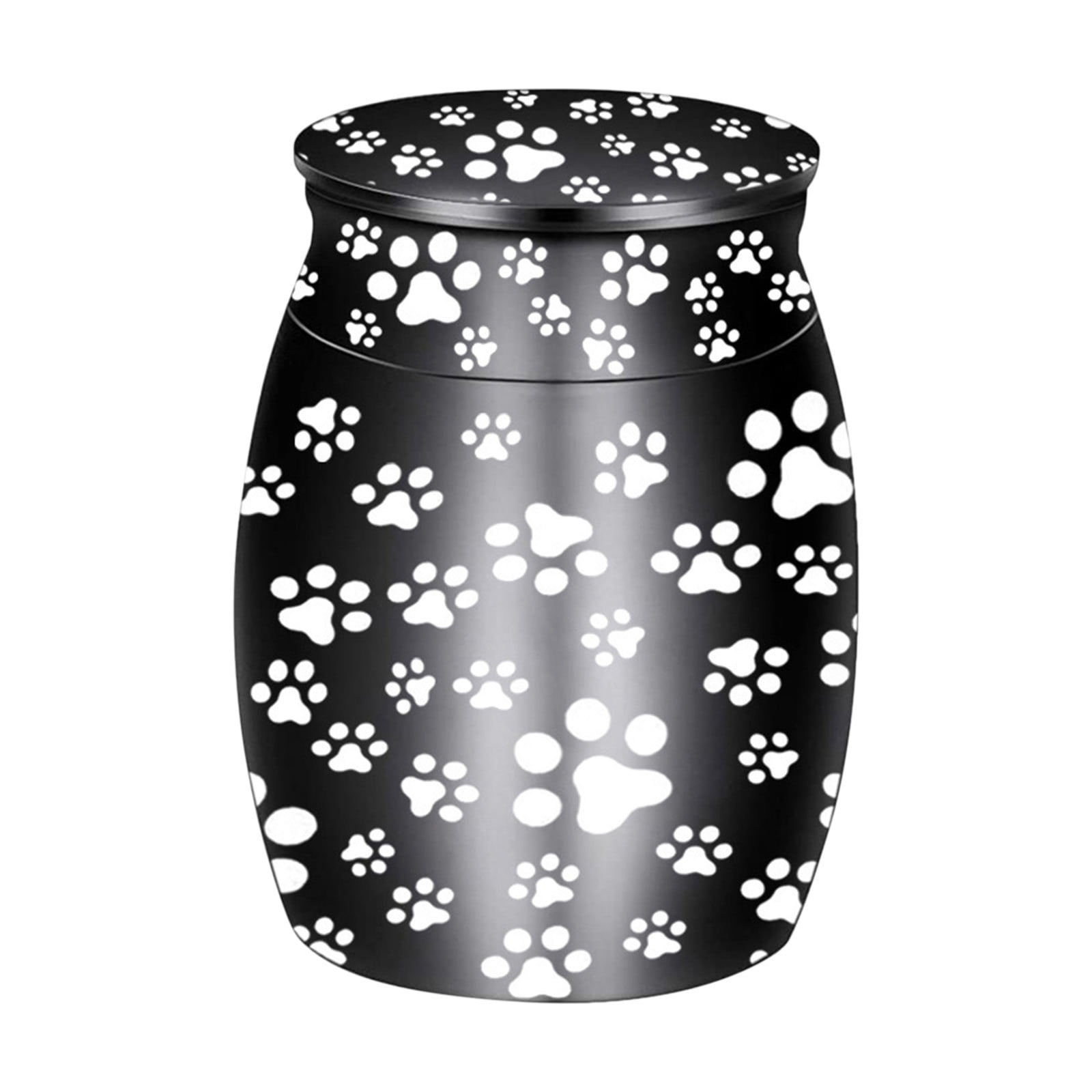 Wdhugt Engraved Dog Paw Metal Pet Urn Memorial Funeral Small Animals ...