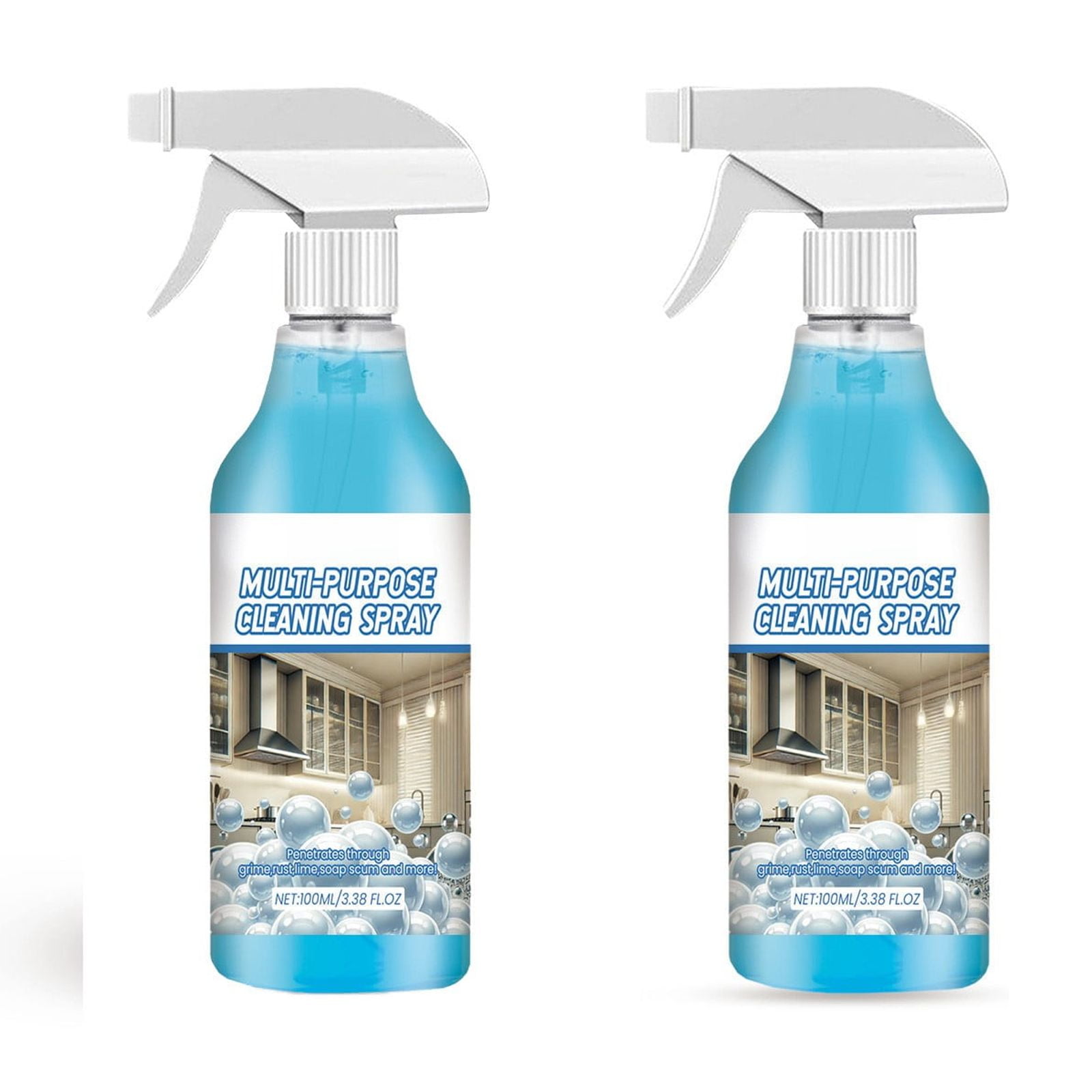 Wdhugt Heavy Duty Kitchen Cleaner 2Pc 100Ml B Plastic Foam ...
