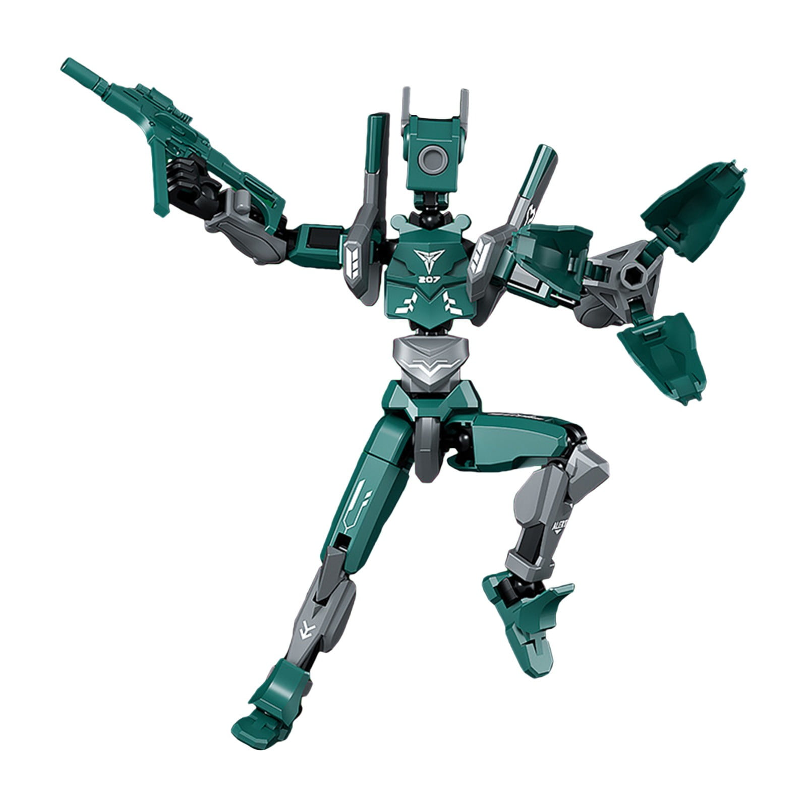 Wdhugt Mech Doll Multi Joint Movable Diy Assembly Dummy Model Toy ...