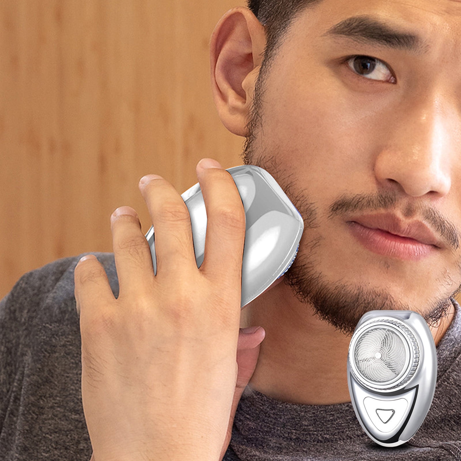 Wdhugt Mini Electric Shaver Pocket Size Electric Shaver for Men Women ...