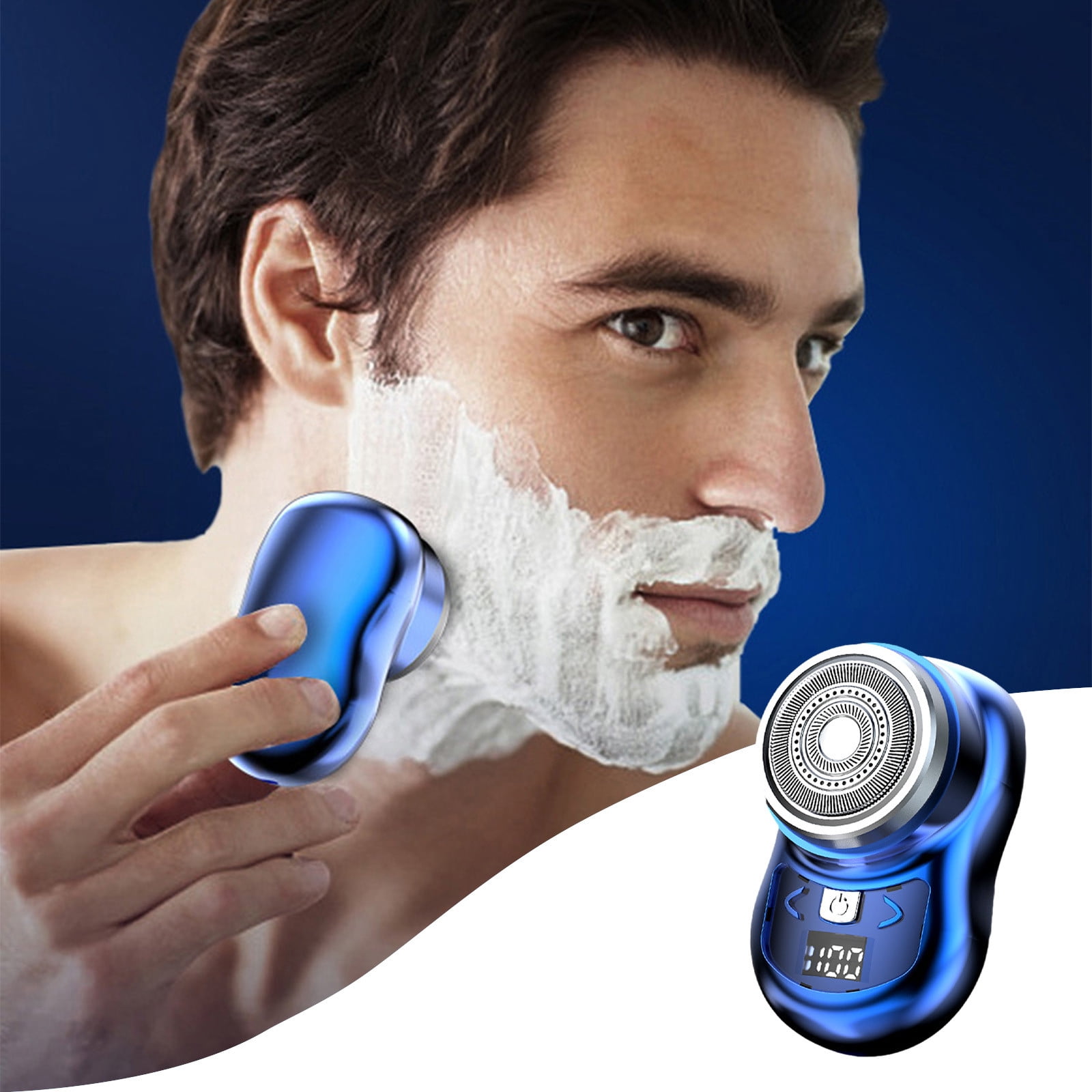Wdhugt Mini Electric Shaver Portable Powerful Storm Razor for Men Women ...
