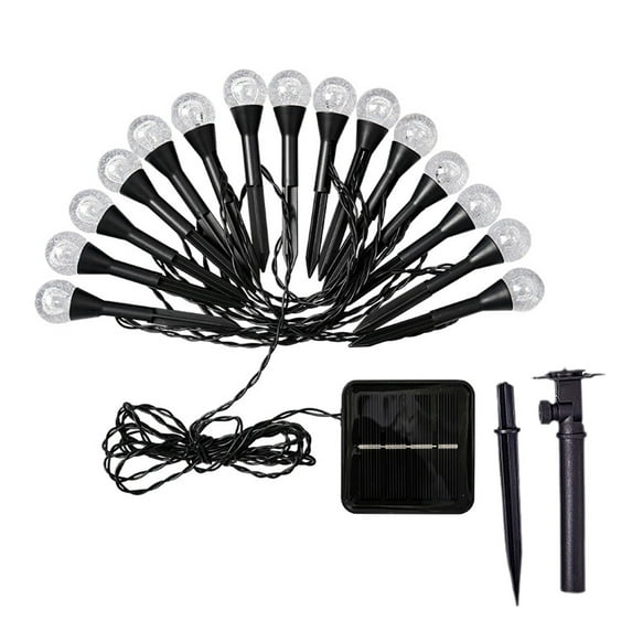 Wdhugt Outdoor Solar Ground Lights 15 Pcs Led Garden Pathway Lights ...