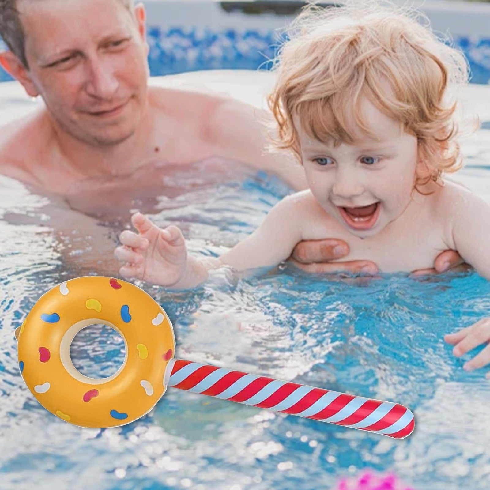 Wdhugt Party Decorations Inflatable Donut Large Lollipop Inflatable ...