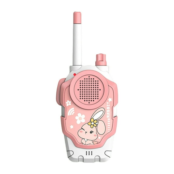 Wdhugt Pink Kids Walkie Talkie Toy 2 Pack 6.93 Inch Wireless Intercom ...