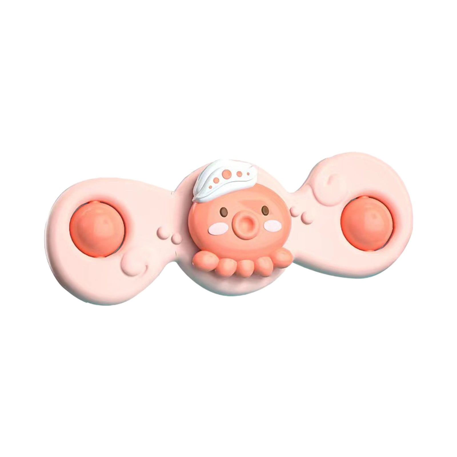 Wdhugt Pink Ocean Theme Suction Cup Spinning Toy For Infants Rotating ...