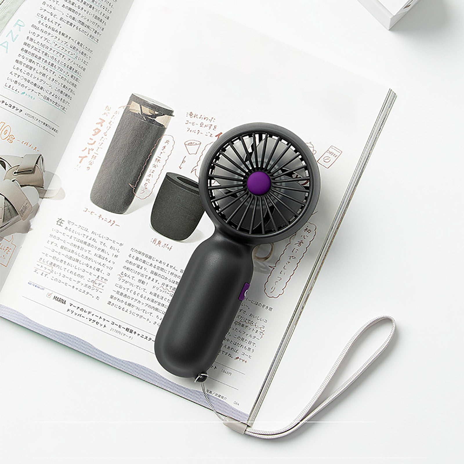 Wdhugt Portable Handheld Fan With Dual Motor Powerful Hand Fan Foldable ...