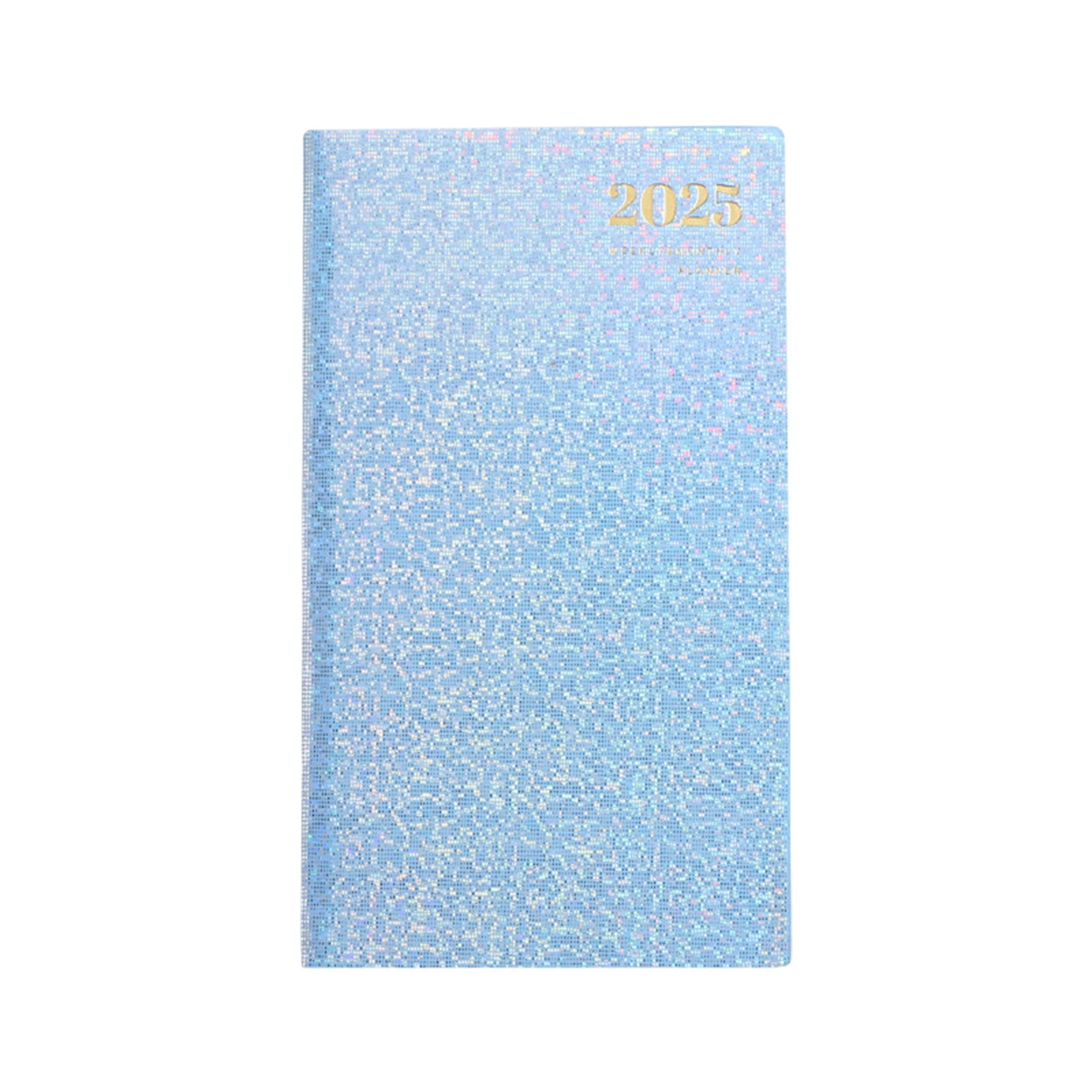 Wdhugt Schedule Book Portable Pocket Notebook Planner Sky Blue Leather ...