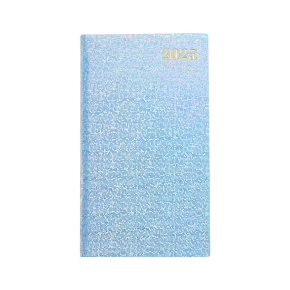 Wdhugt Schedule Book Portable Pocket Notebook Planner Sky Blue Leather ...