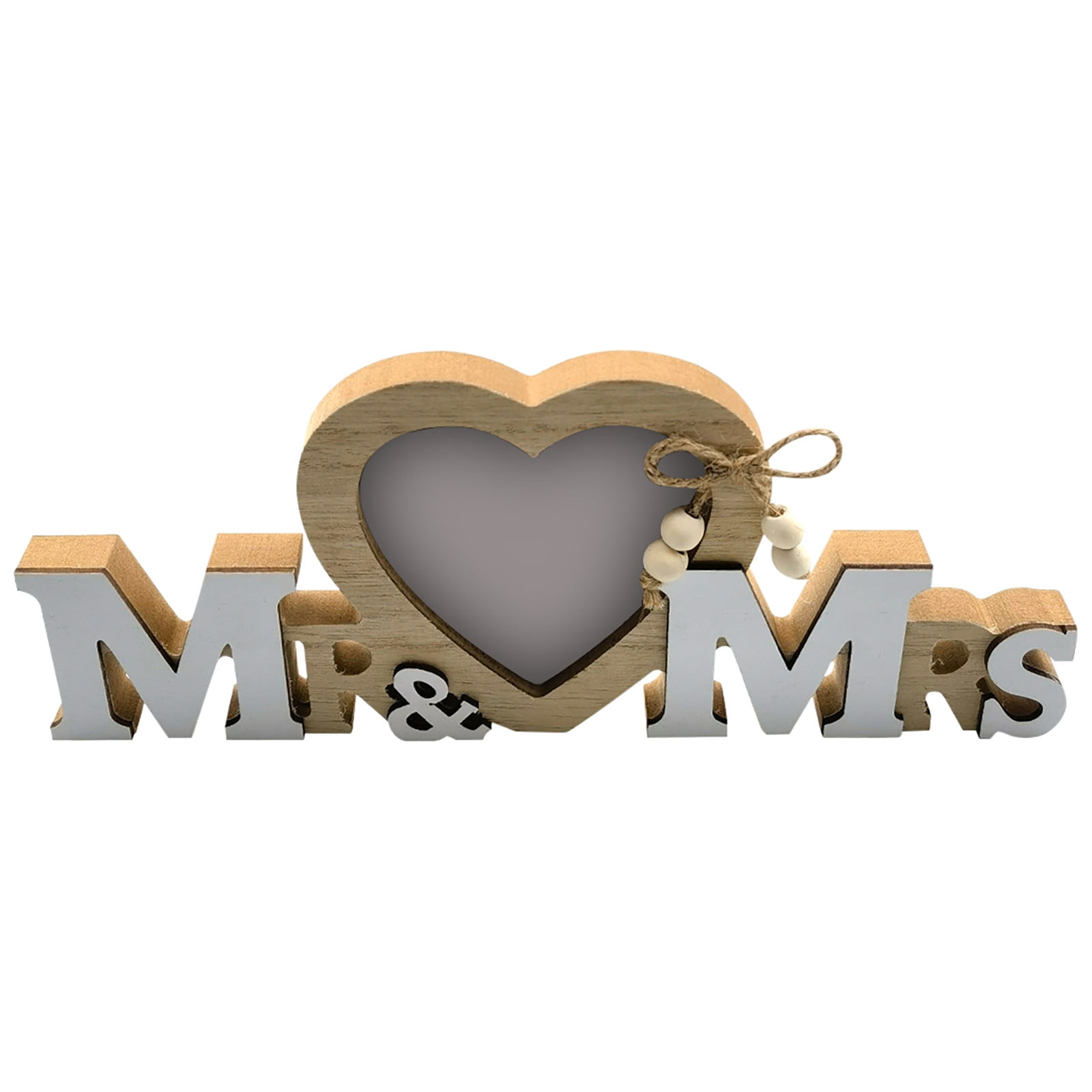 Wdhugt Valentines Day Decorations Outdoor Wooden Letter Photo Frame ...