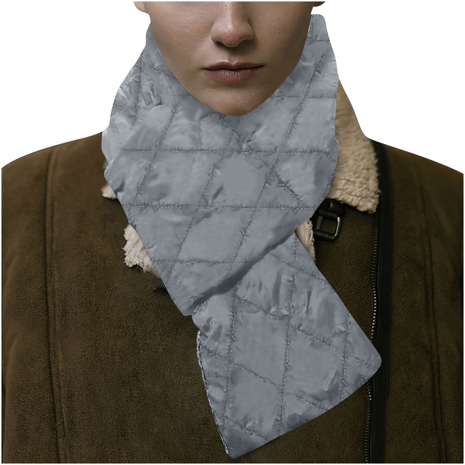 Wdhugt Women'S Warm Timed Heating Scarf And Neck Scarf With Temperature ...