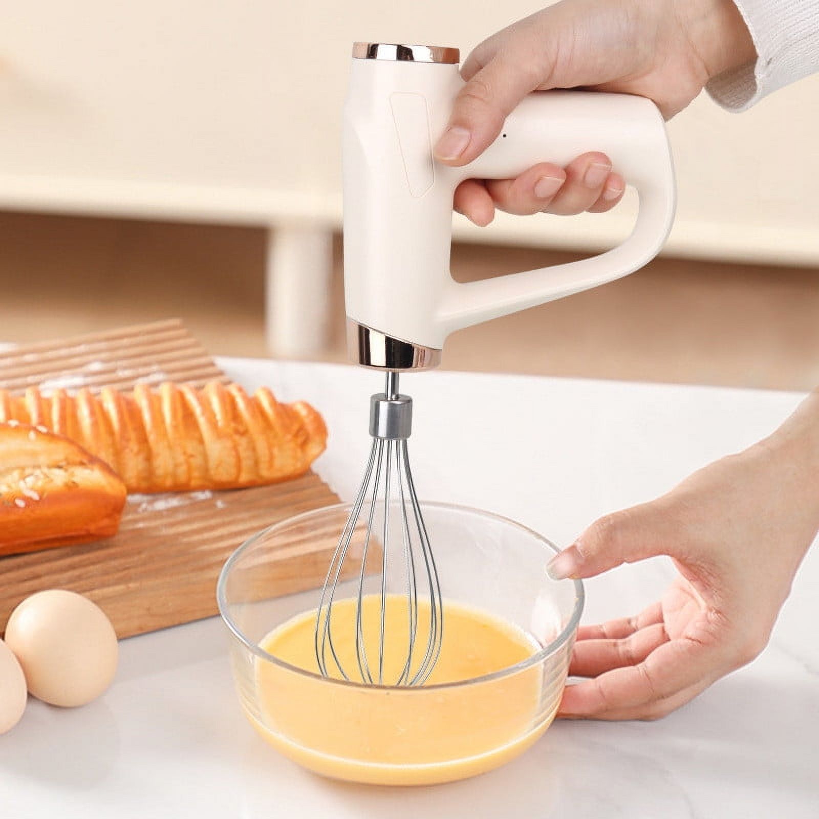 Wdhugt colorful Handheld Rechargeable Electric Cake Batter Mixer Whisk ...