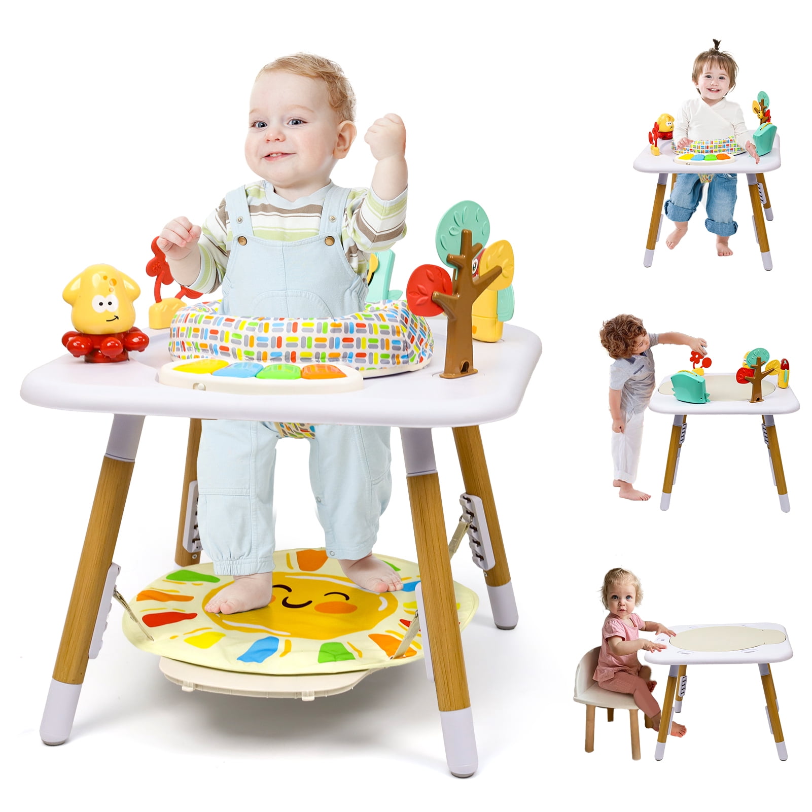 Wdmiya Baby Activity Center, 5-in-1 Bouncer Activity Center & Play ...