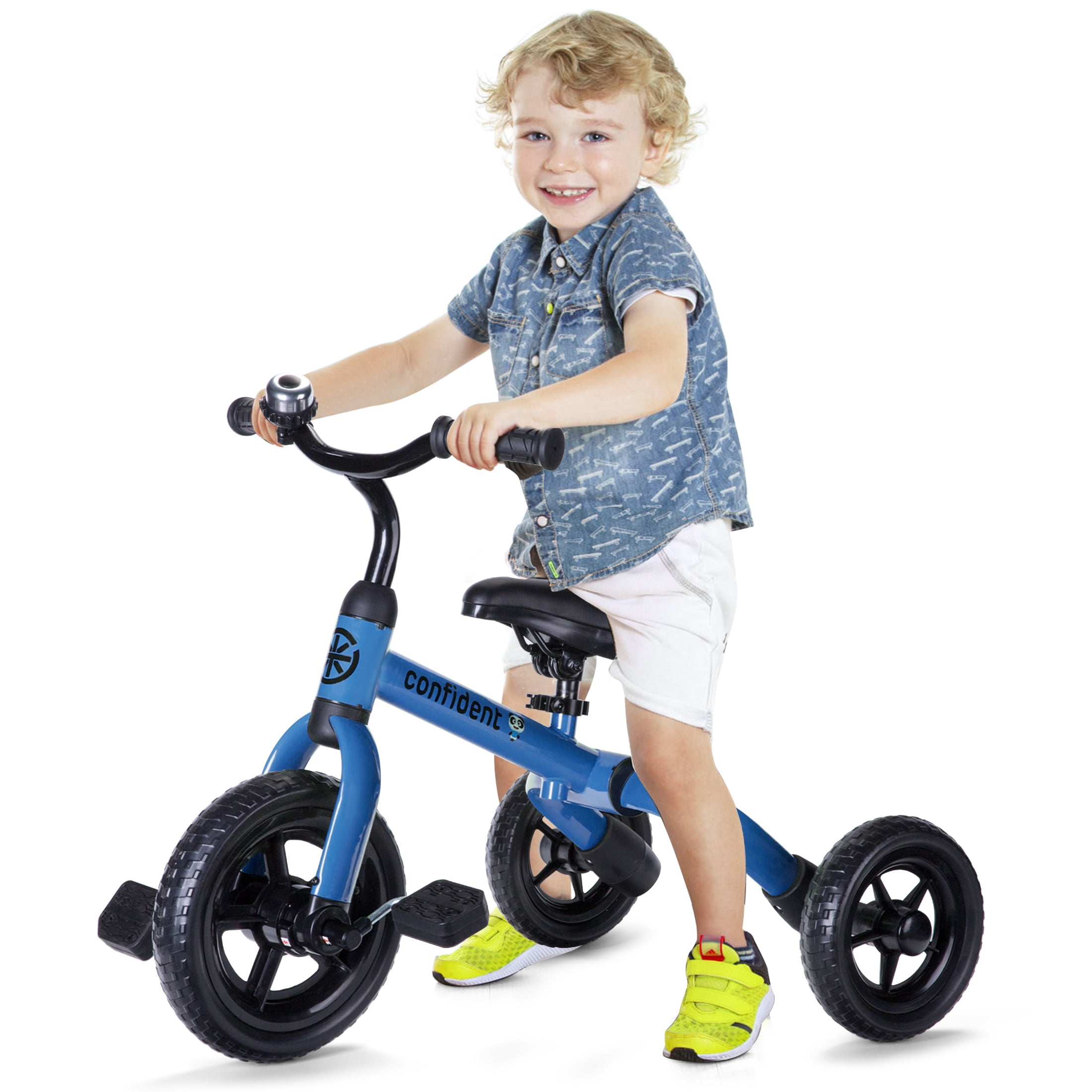 Wdmiya 3-in-1 Tricycle Bicycles for Children 2-5 Years: Foldable ...