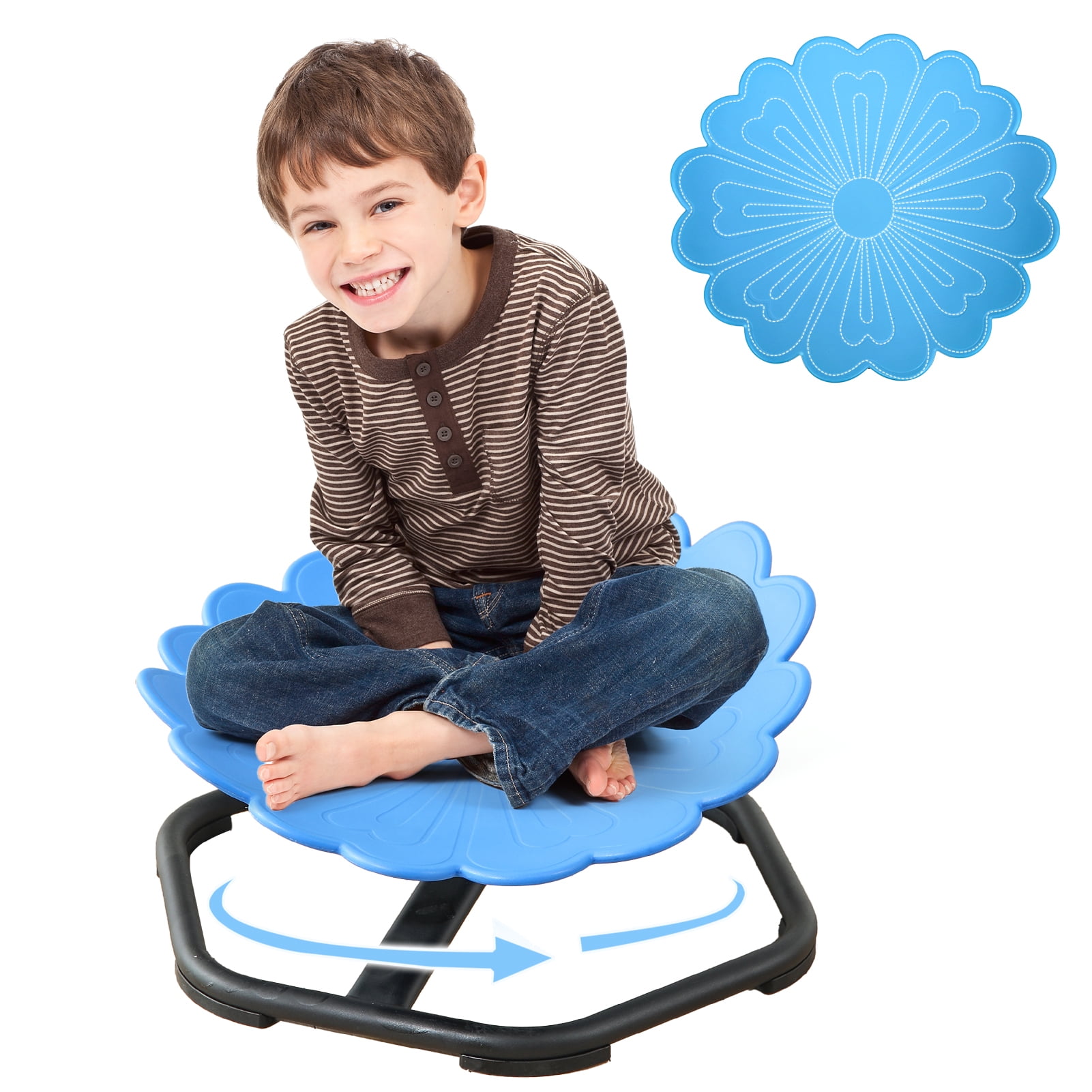 Wdmiya Kids Sensory Swivel Chair, Spinning Chair For Autistic Kids ...