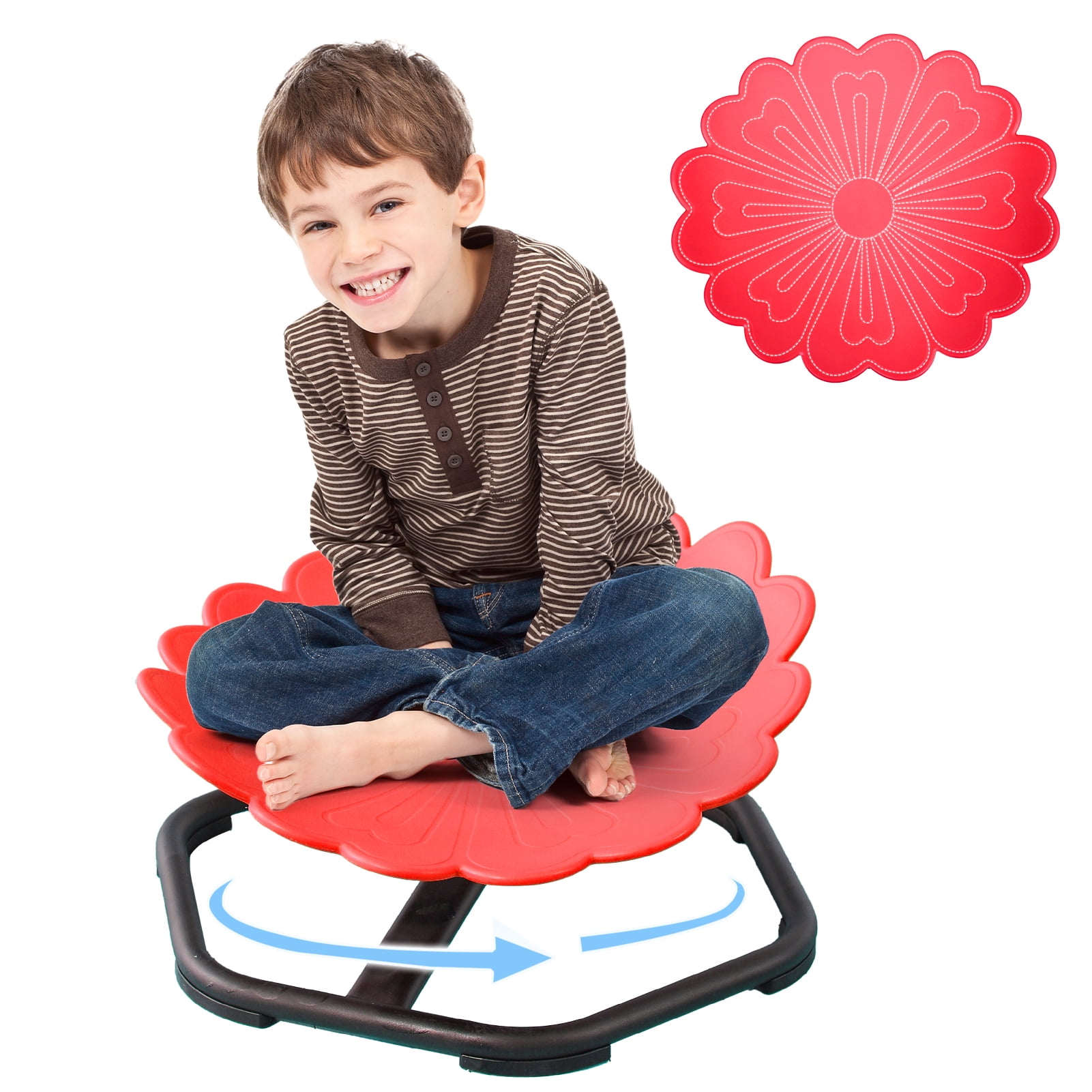 Wdmiya Kids Sensory Swivel Chair, Spinning Chair For Autistic Kids ...