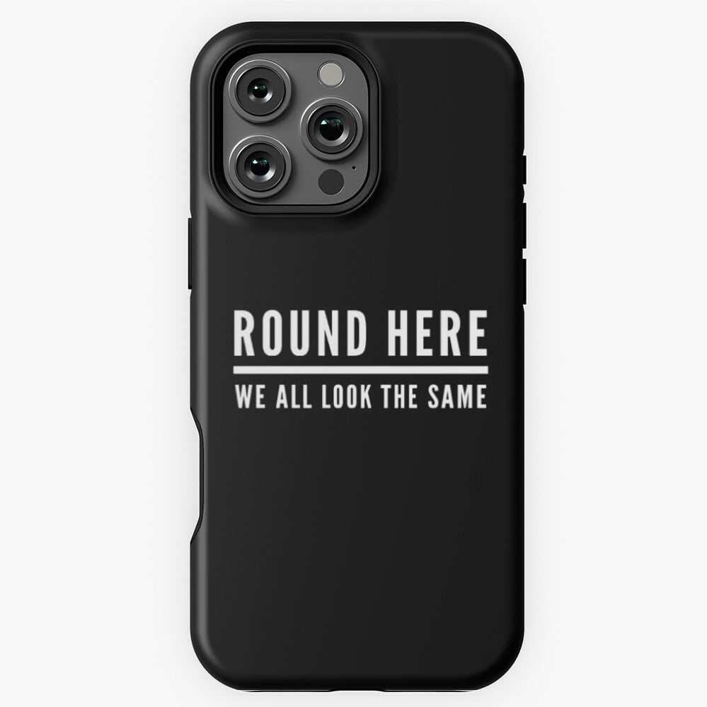 We All Look the Same White Abstract Phone Case for iPhone 16 15 14 13 ...
