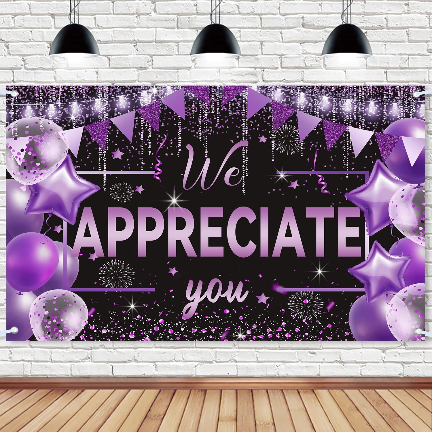 We Appreciate You Banner, Thank You Banner Backdrop Appreciation ...