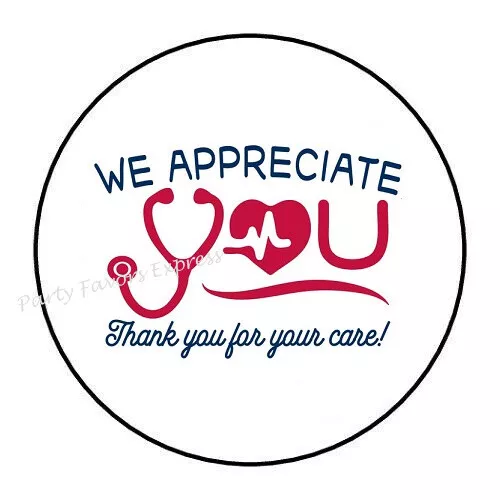 We Appreciate You Doctor Nurse Sticker Envelope Seals Labels Stickers ...