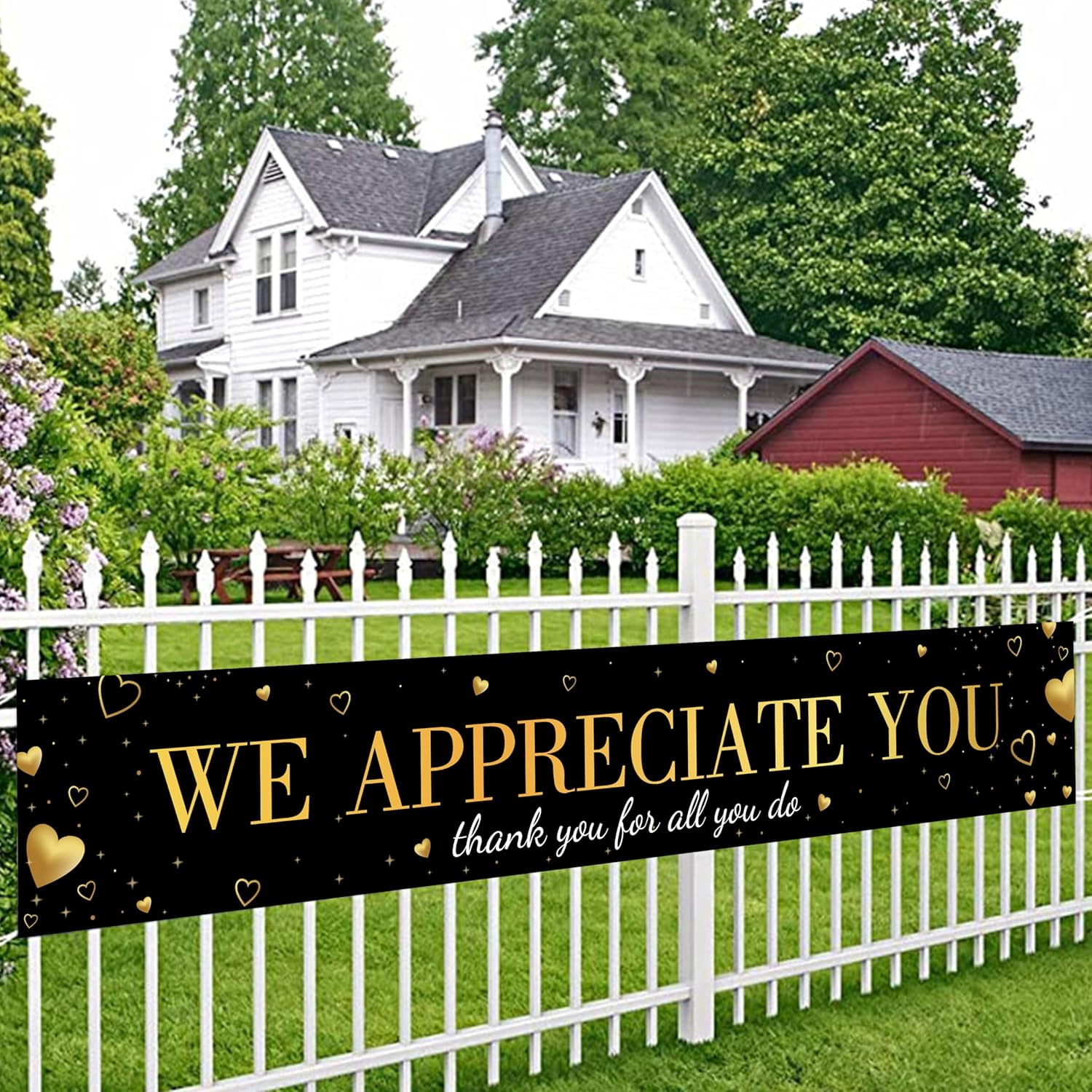 We Appreciate You - Thank You for All You Do Banner, Thank You Banner ...
