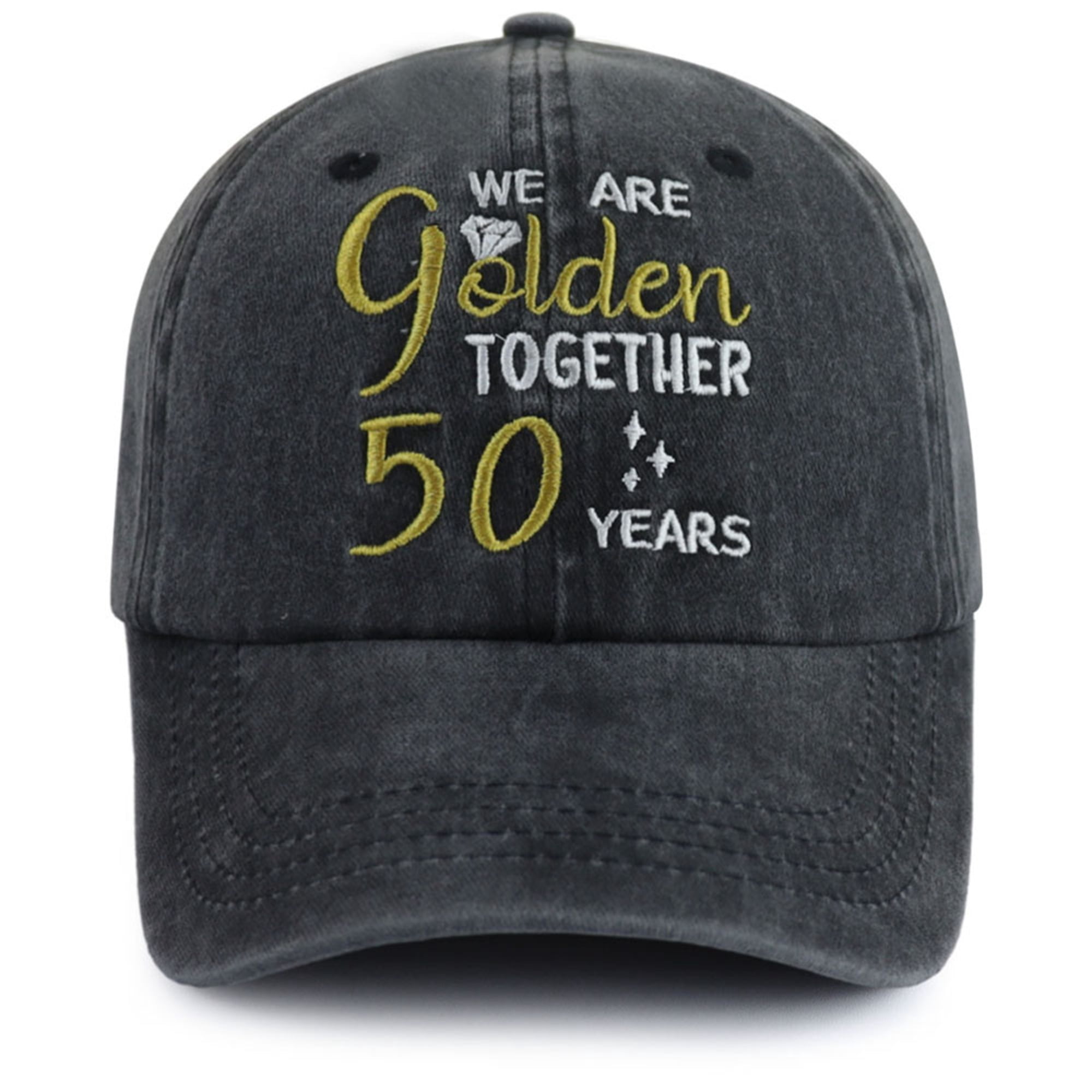 We Are Golden Together 50 Years Hats for Men Women, Funny Adjustable ...