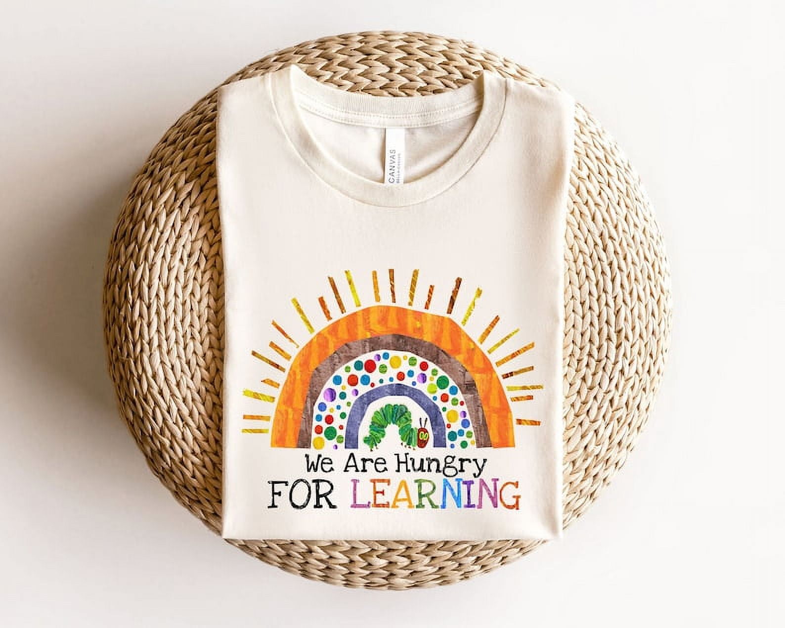 We Are Hungry for Learning T-Shirt, Back to School Gift, Funny Teacher Shirt, Teacher ...