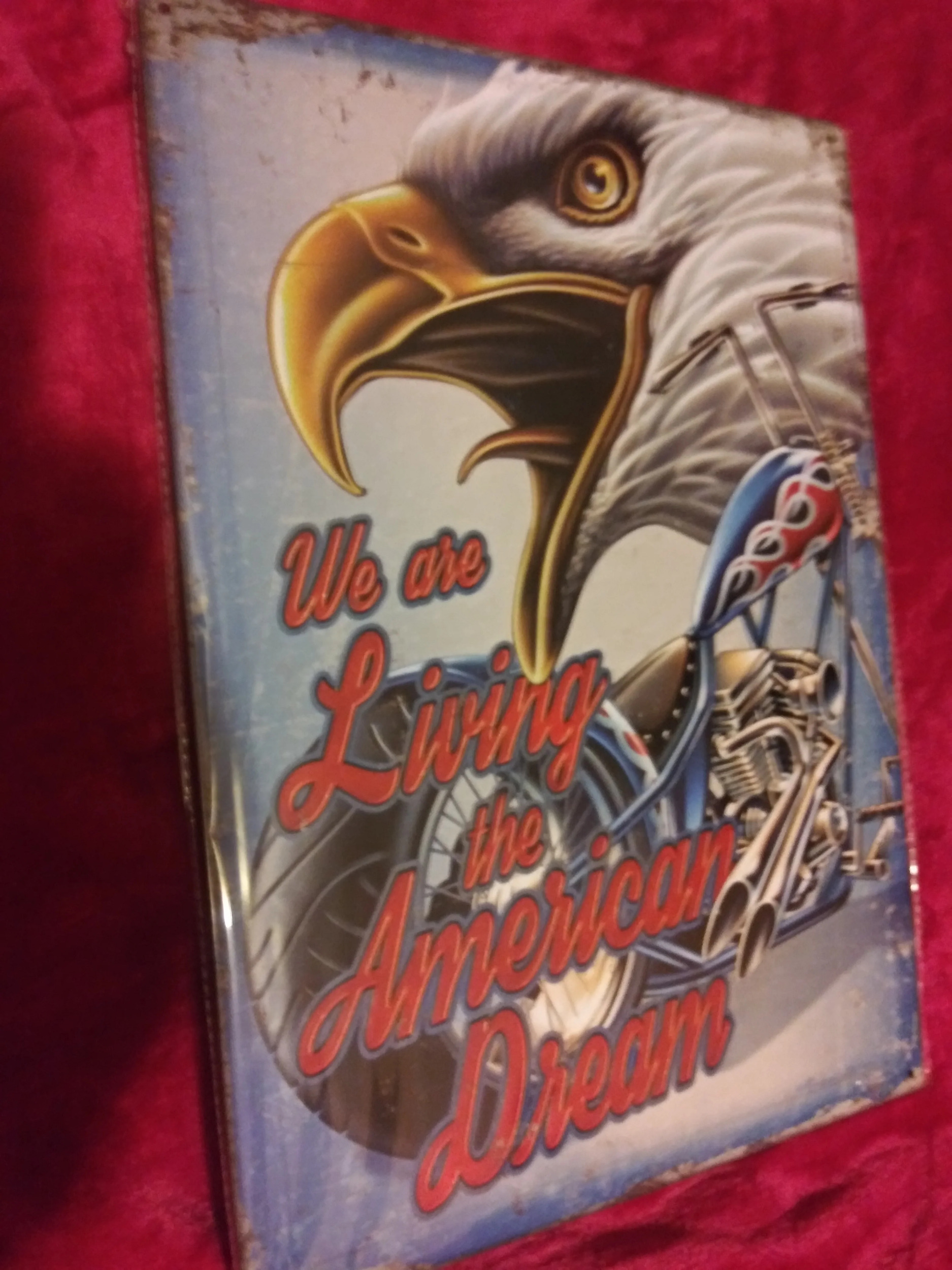 We Are Living The American Dream Sign 17 in X 12 in - Walmart.com