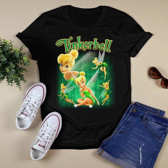 We Are Never Too Old For Tinker Bell Pixie Dust Flying Silhouette T ...