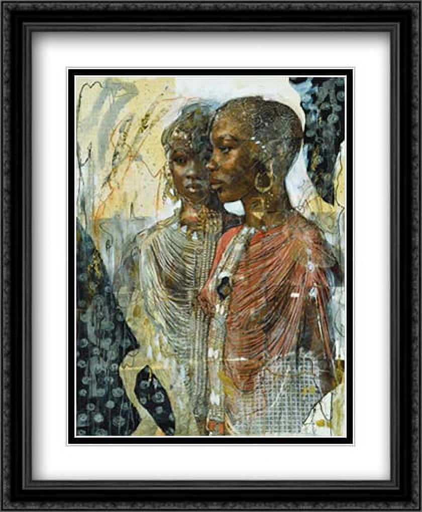 We Are Sisters 2x Matted 26x32 Large Black Ornate Framed Art Print by ...