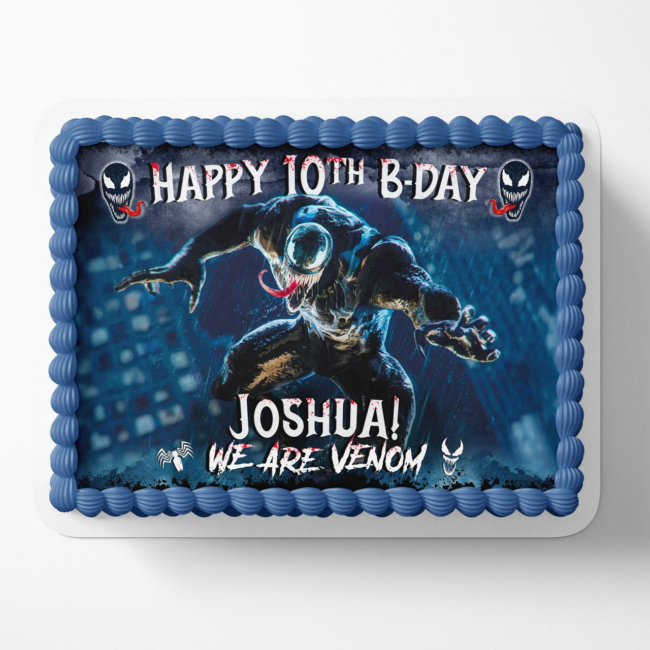 We Are Venom Edible Icing Cake Wrap Cake Image Icing Sugar Sheet Edible ...
