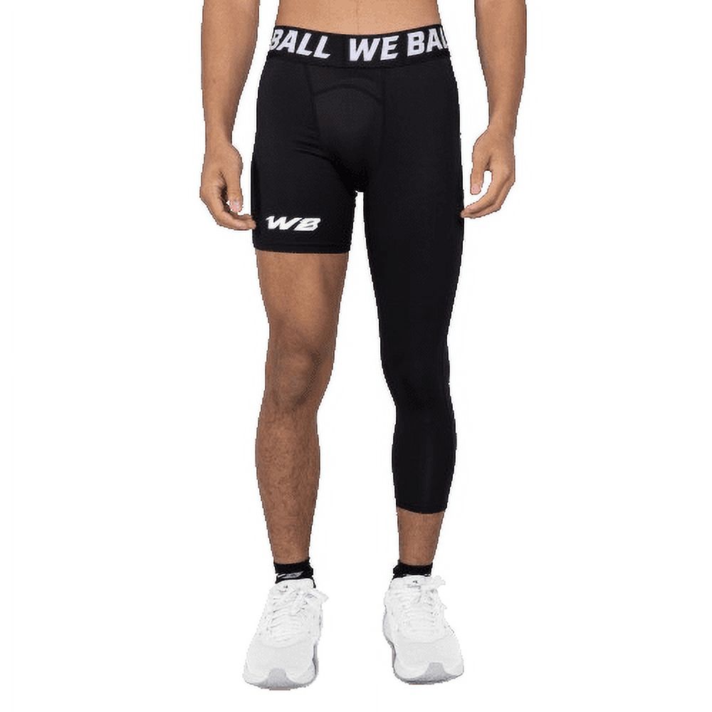 We Ball Sports Athletic Men's Single Leg Sports Tights | One Leg ...
