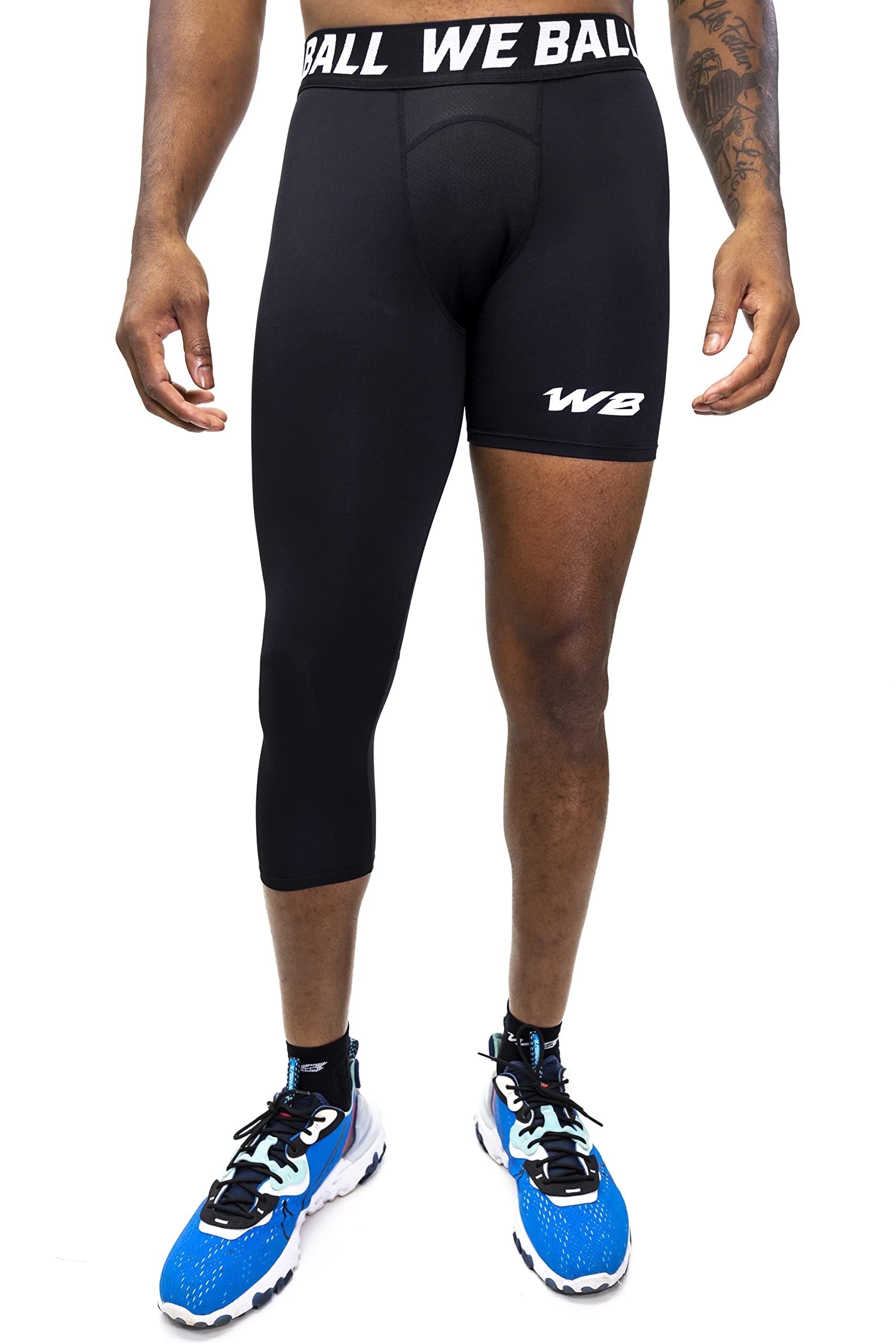 We Ball Sports Athletic Men's Single Leg Sports Tights | One Leg ...