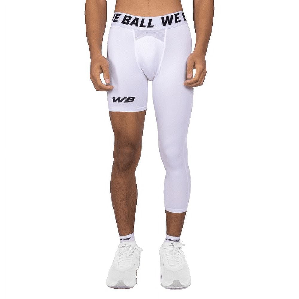 We Ball Sports Athletic Men's Single Leg Sports Tights | One Leg ...