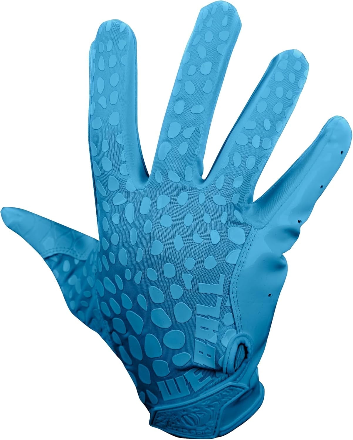 We Ball Sports Hypr-Grip Football Gloves, Men’s Sticky Silicone Palm ...